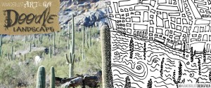 Art on the Go: Quick Landscape Doodle for Fun Travel Memories