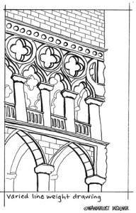 Art on the Go: Art School – Line Weight