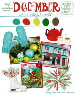 It’s a Colorful World – December Color Palette