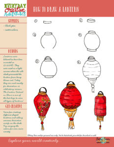 Art School: How to Draw a Lantern