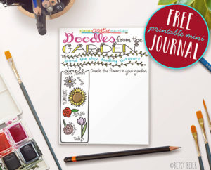 Free Printable Mini Journal – Doodles from the Garden