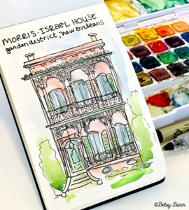 15 Minute Art Lesson: Learn How to Draw a Historic New Orleans Home